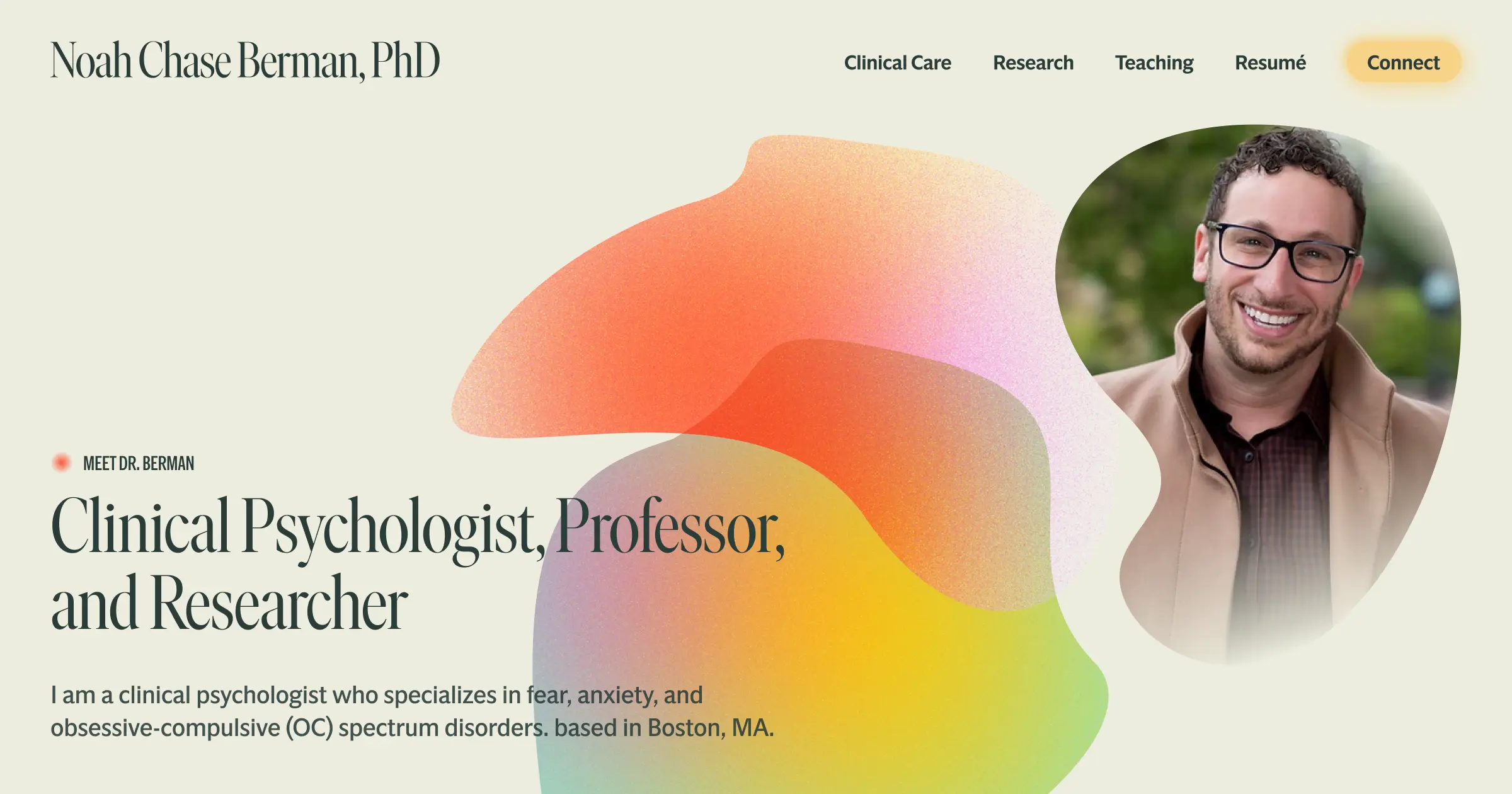 Dr. Noah Berman | Cognitive Behavorial Therapy (CBT) | United States